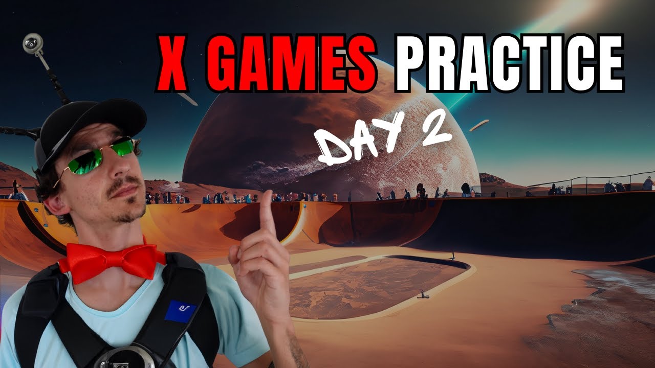 X GAMES SKB VERT 2023 - Practice Day 2 - MITCHIE BRUSCO MIC’D UP ...