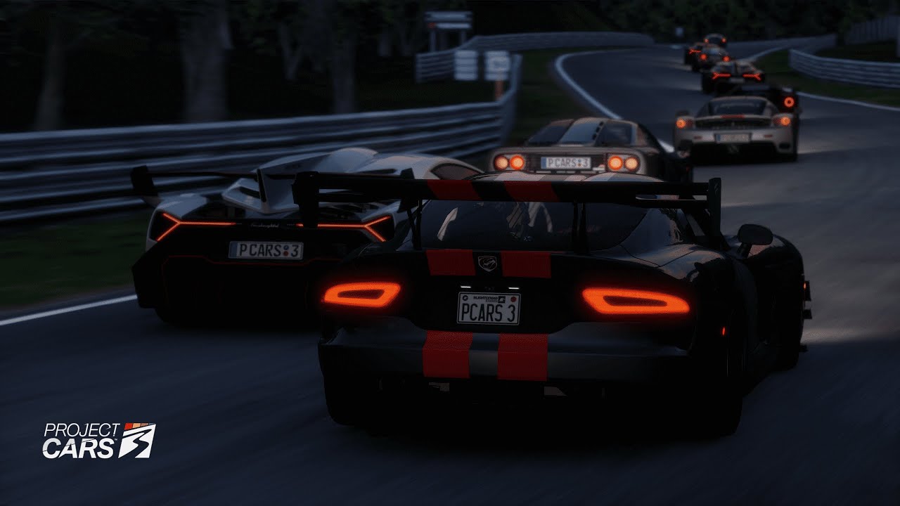 Project CARS 3 Dodge Viper SRT ACR race at Nürburgring with Rain - No ...