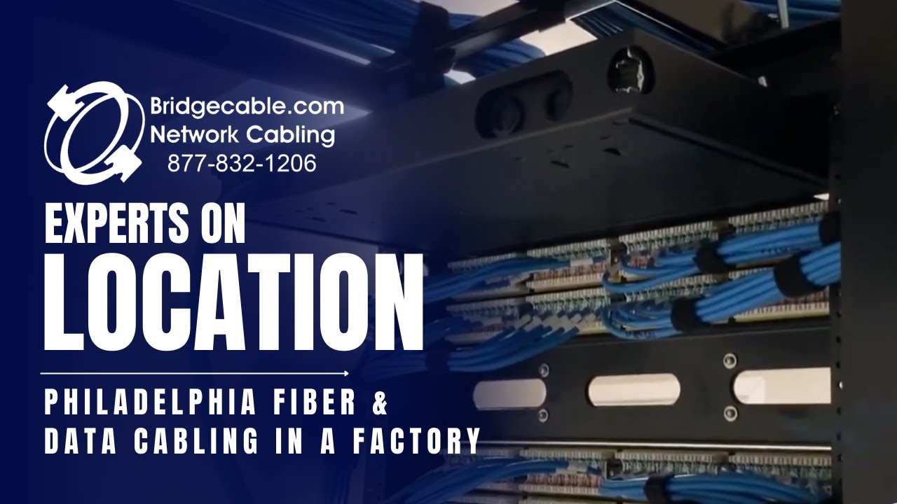 Philadelphia Fiber Data Cabling Installation in Factory Warehouse ...