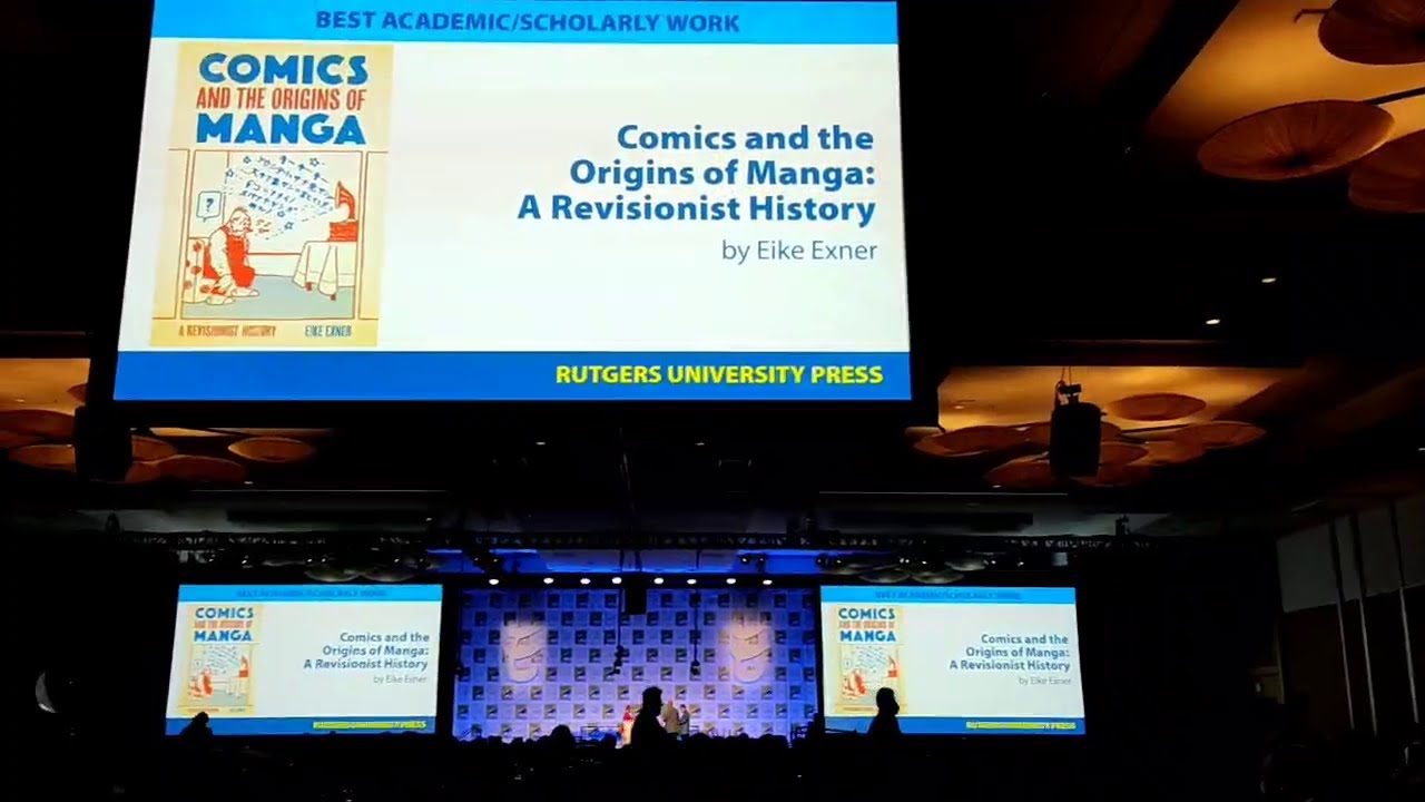 Comics and the Origins of Manga wins Eisner Award at Comic Con 2022 ...