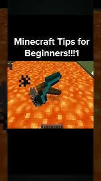 MINECRAFT TIPS FOR BEGINNERS! - YouTube