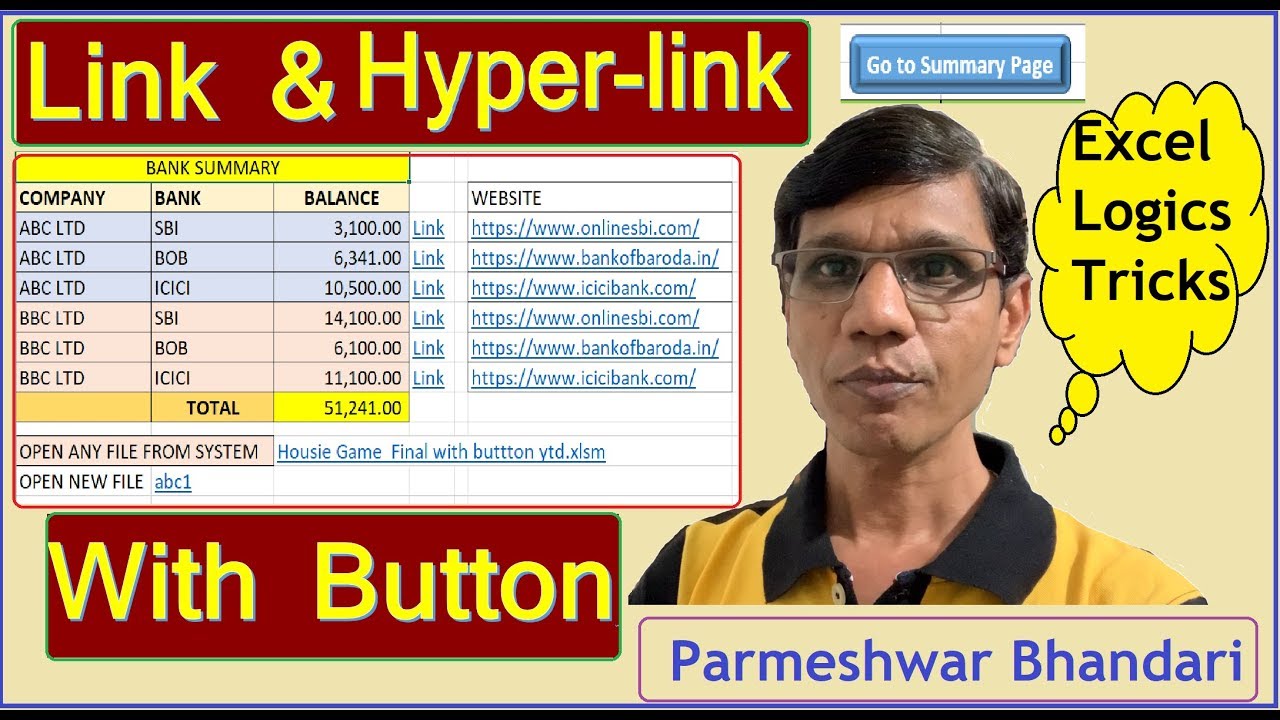 Link And Hyper Link In Excel Button In Excel How To Use Link In link-and-hyper-link-in-excel-button-in-excel-how-to-use-link-in