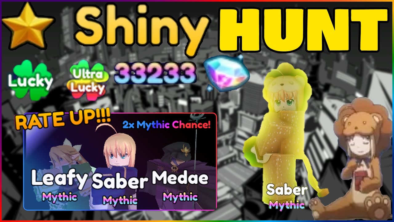 I tried to get Shiny Saber... | Anime Adventures (Roblox) - YouTube