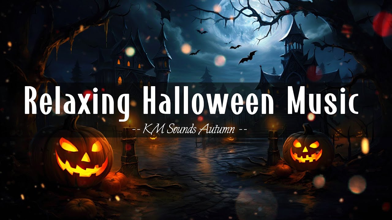 Relaxing Halloween Music🎃Haunted Forest Graveyard With Relaxing ...