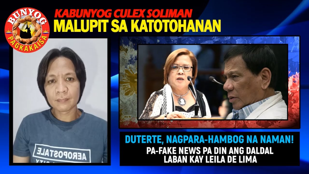 DUTERTE, NAGPARA-HAMBOG NA NAMAN! PA-FAKE NEWS PA DIN ANG DALDAL LABAN ...