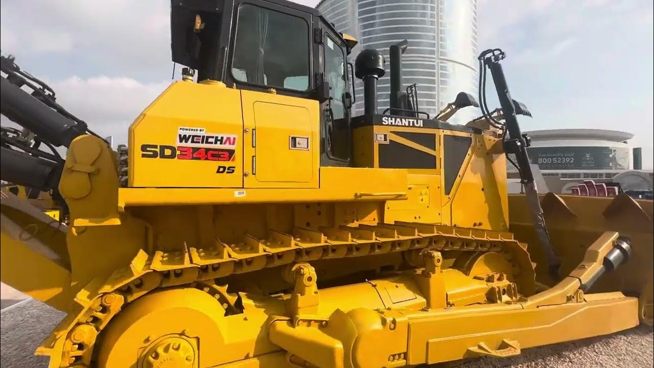 Brand new Shantui dozer Model SD34 - YouTube