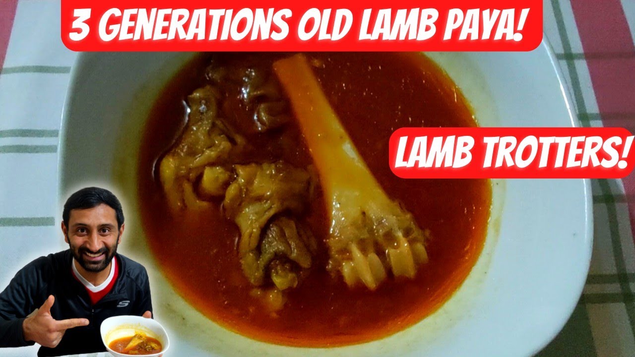 Homemade LAMB PAYA From 3 Generations! | Lamb Trotters | Paye - YouTube
