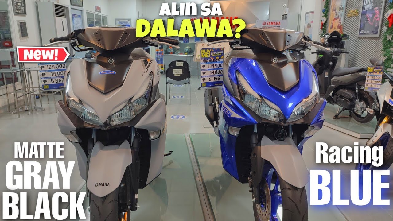 New Yamaha Aerox 155 🤯Color Matte Gray Black o Aerox 155 na color ...