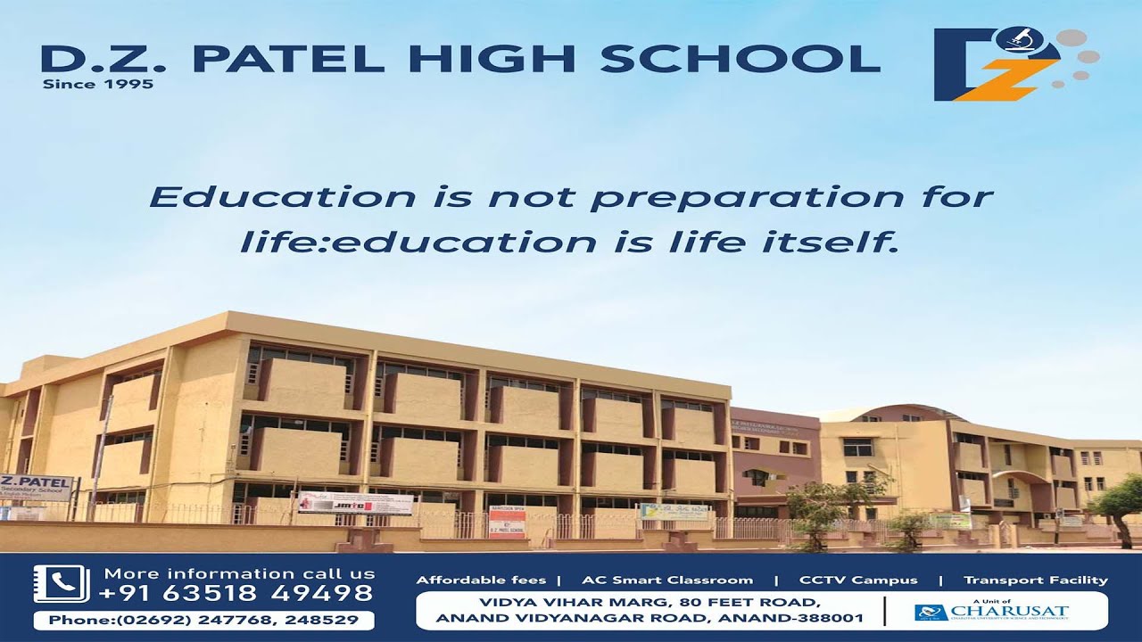 D Z Patel High School - Annual Function - 2024 Live - YouTube