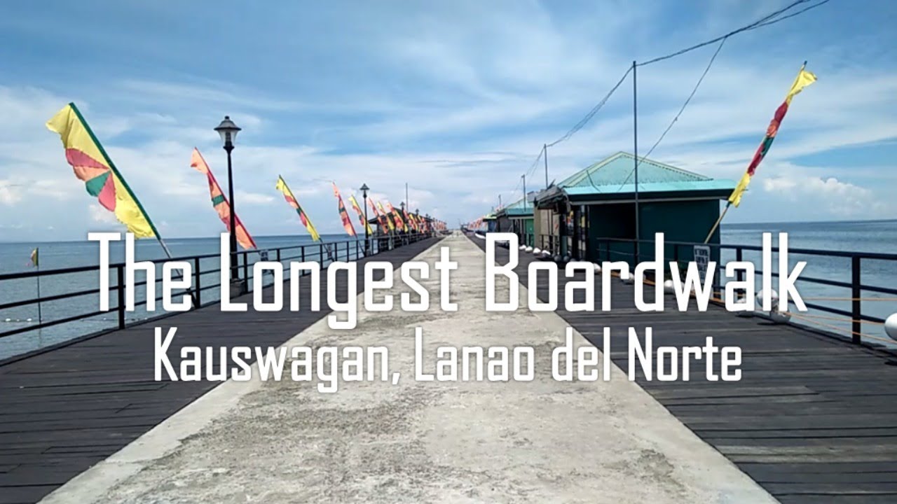 The Longest Boardwalk in Mindanao| Kauswagan, Lanao del Norte - YouTube