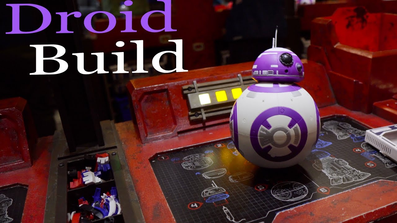 BB-8 Droid Build - Droid Depot at Disneyland - Batuu - YouTube