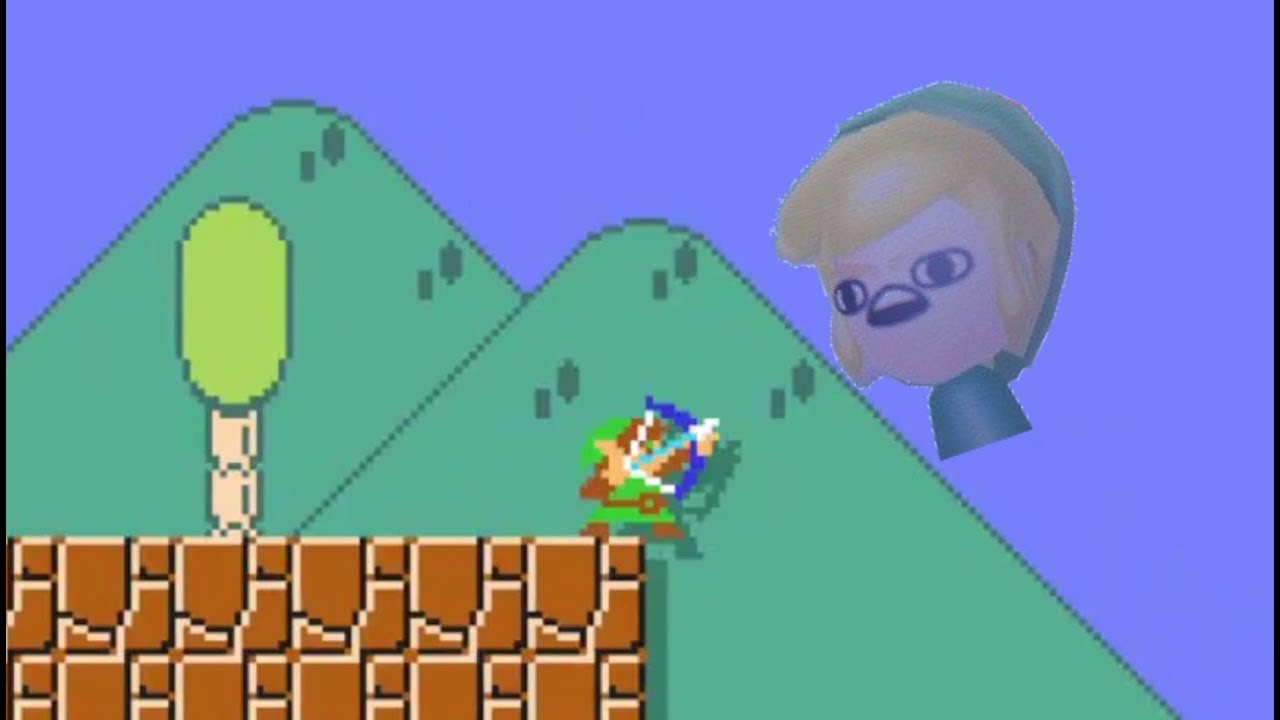 link is in super mario maker 2 - YouTube