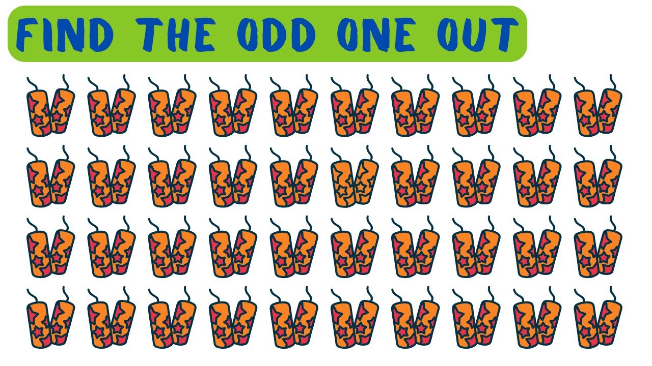 Odd One Out Challenge! { Hard Level } | HOW GOOD ARE YOUR EYES - YouTube