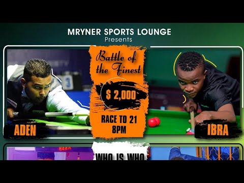 IBRA SEJJEMBA VS ADEN JOSEPH:( RACE TO 21 FOR USD 2000 POT) - YouTube