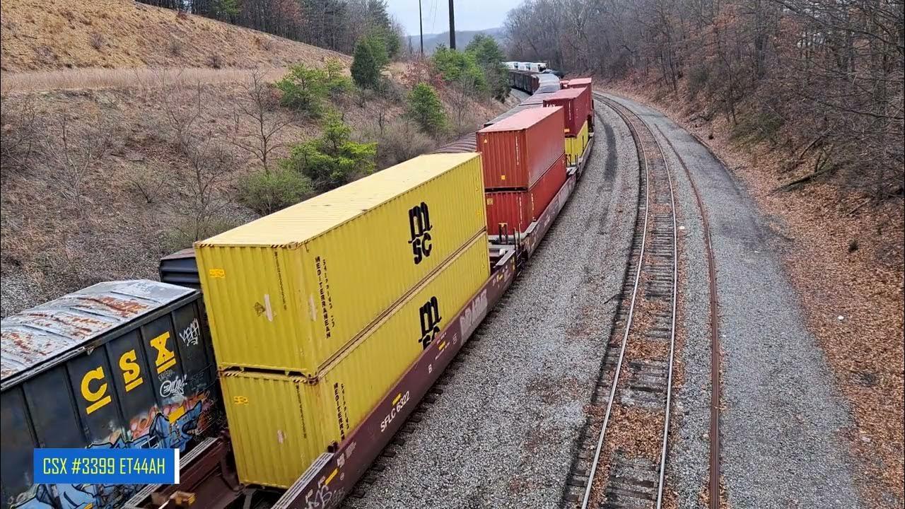 Overhead View CSX Train!!!!!! - YouTube