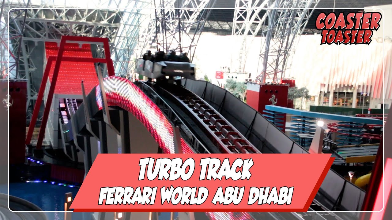 Turbo Track - Ferrari World Abu Dhabi | Intamin Shuttle Launch Coaster ...