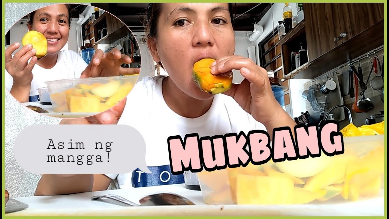 INDIAN MANGO MUKBANG |Christy Nicole Mabanag - YouTube