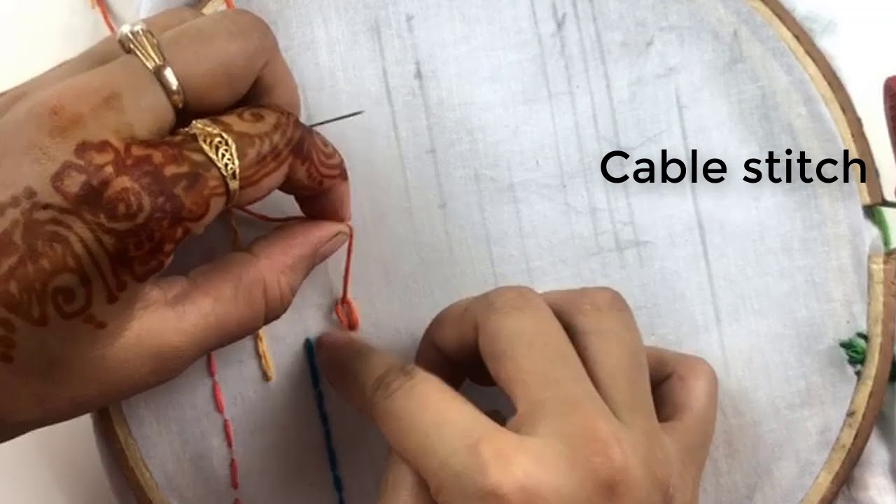 Basic Hand Embroidery for Beginners - Part 2 | Sumu Handicrafts - YouTube