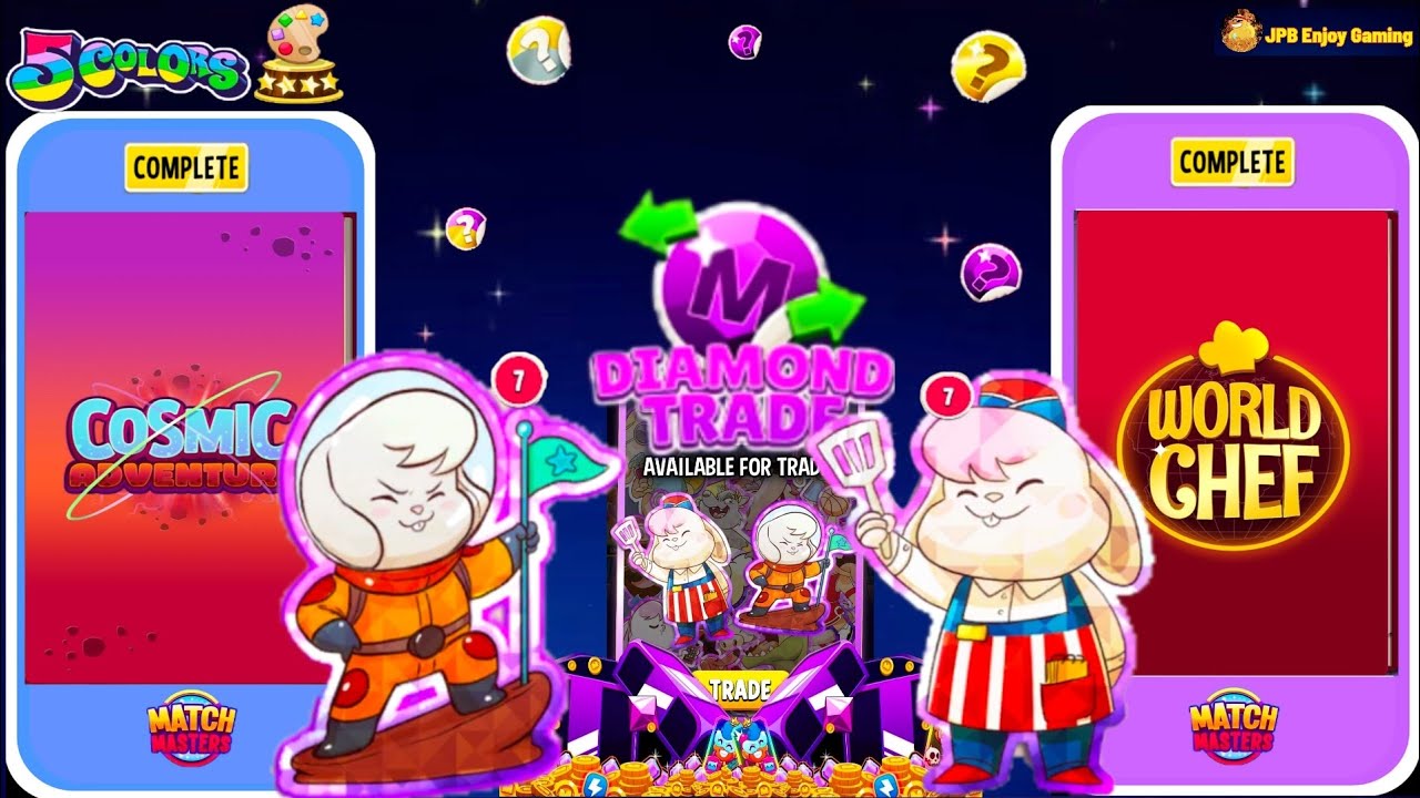 Match Masters, Trade Diamond stickers today, Final 5 COLORS tournament ...