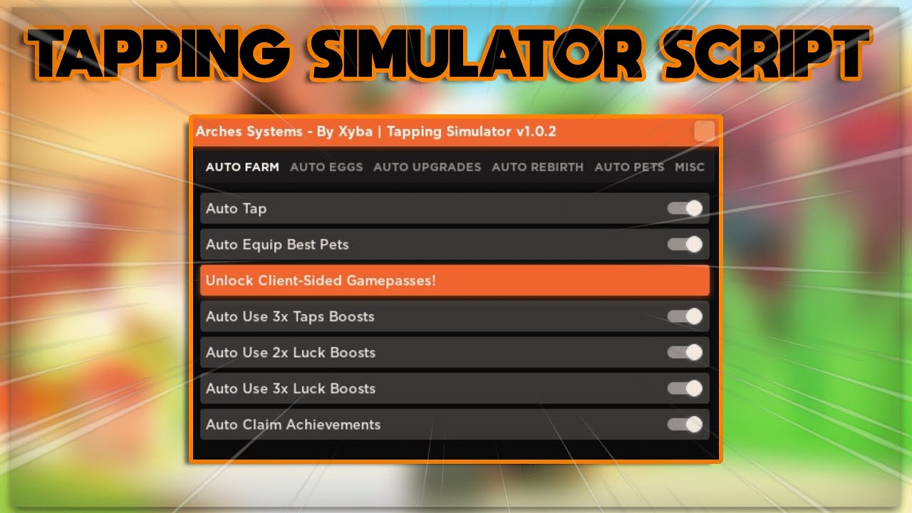 Tapping Simulator Script