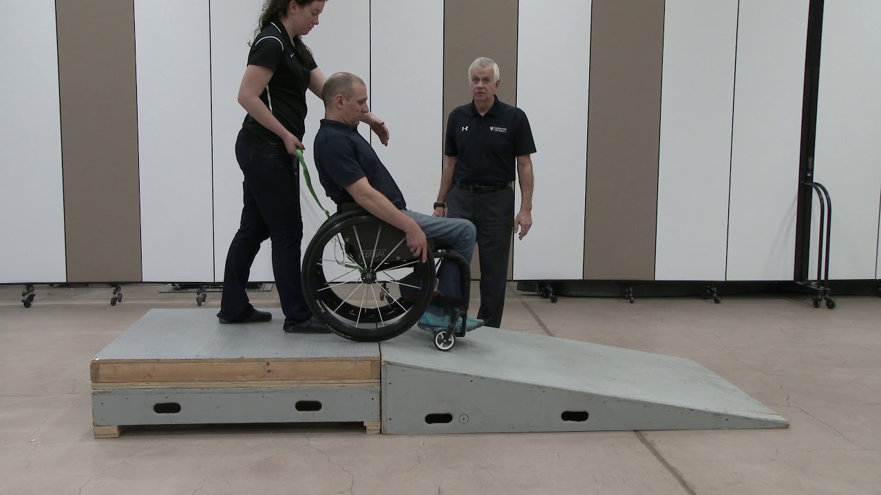 Descends Steep Incline: Backward-Leaning Method - YouTube