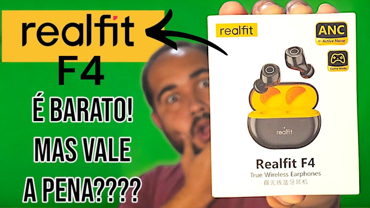 Fone Realfit F4 - análise definitiva! Veja antes de comprar - YouTube