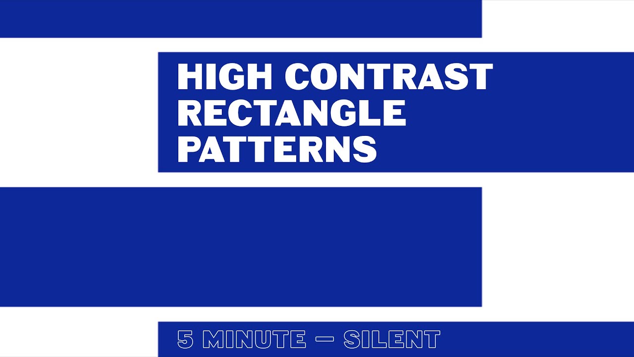 High Contrast Baby Visual Development | Rectangle patterns | 5 minute ...