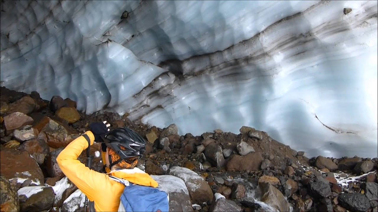 Mt Hood Sandy Glacier Cave (Snow Dragon) 11/10/13 - YouTube