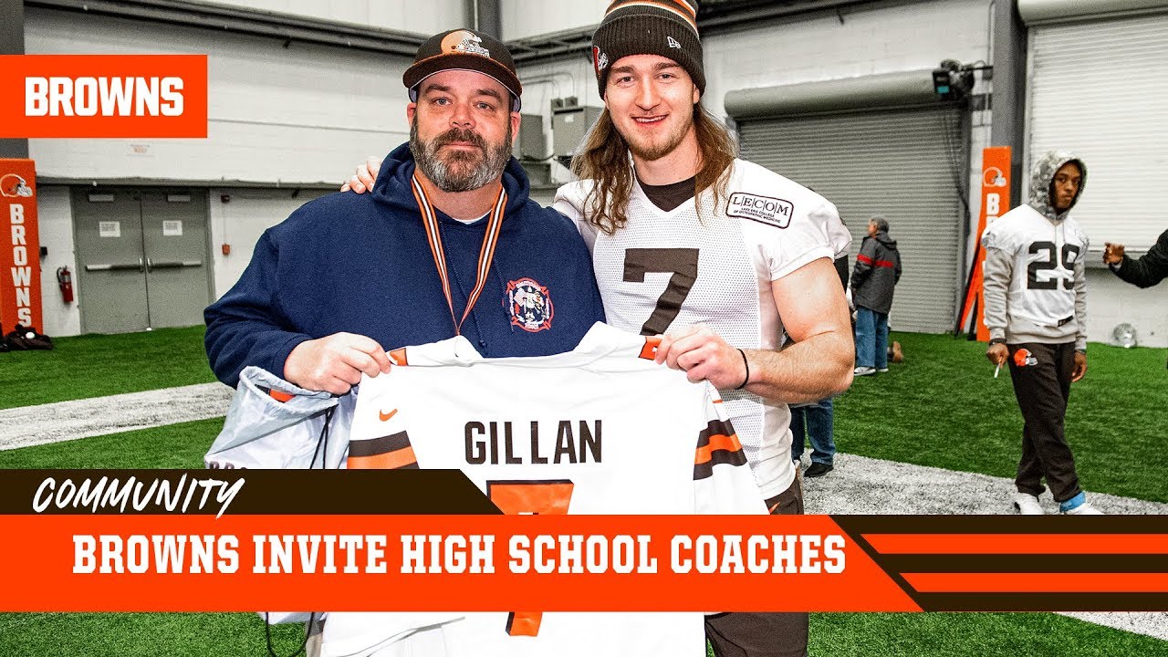 Browns Players Reunite w/ Their High School Coaches | Cleveland Browns ...