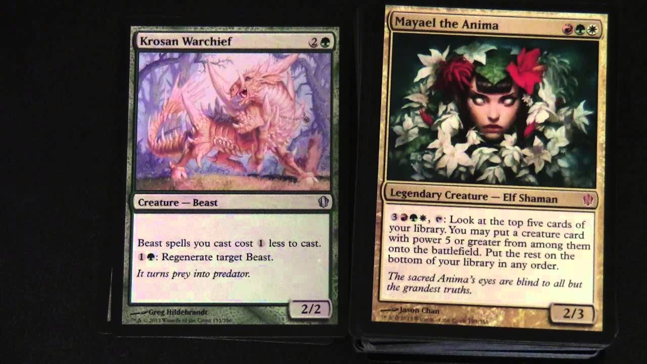 Magic The Gathering - Commander 2013 Deck - Nature of the Beast ...