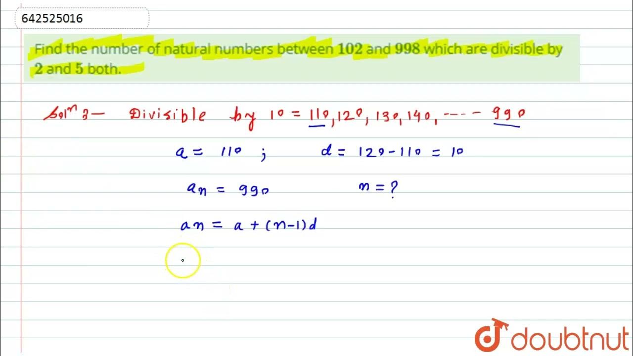 Find the number of natural numbers between 102 and 998 which are ...