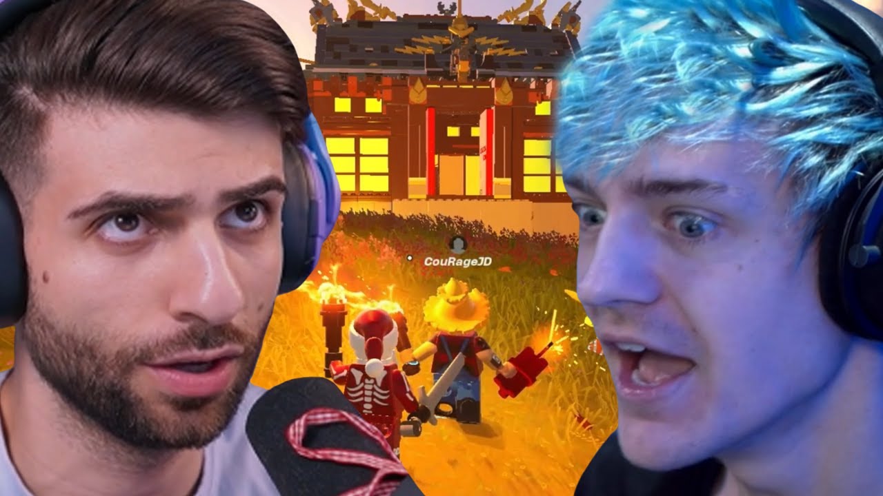 SypherPK & CourageJD Started A WAR With Ninja & TimTheTatMan In Lego ...