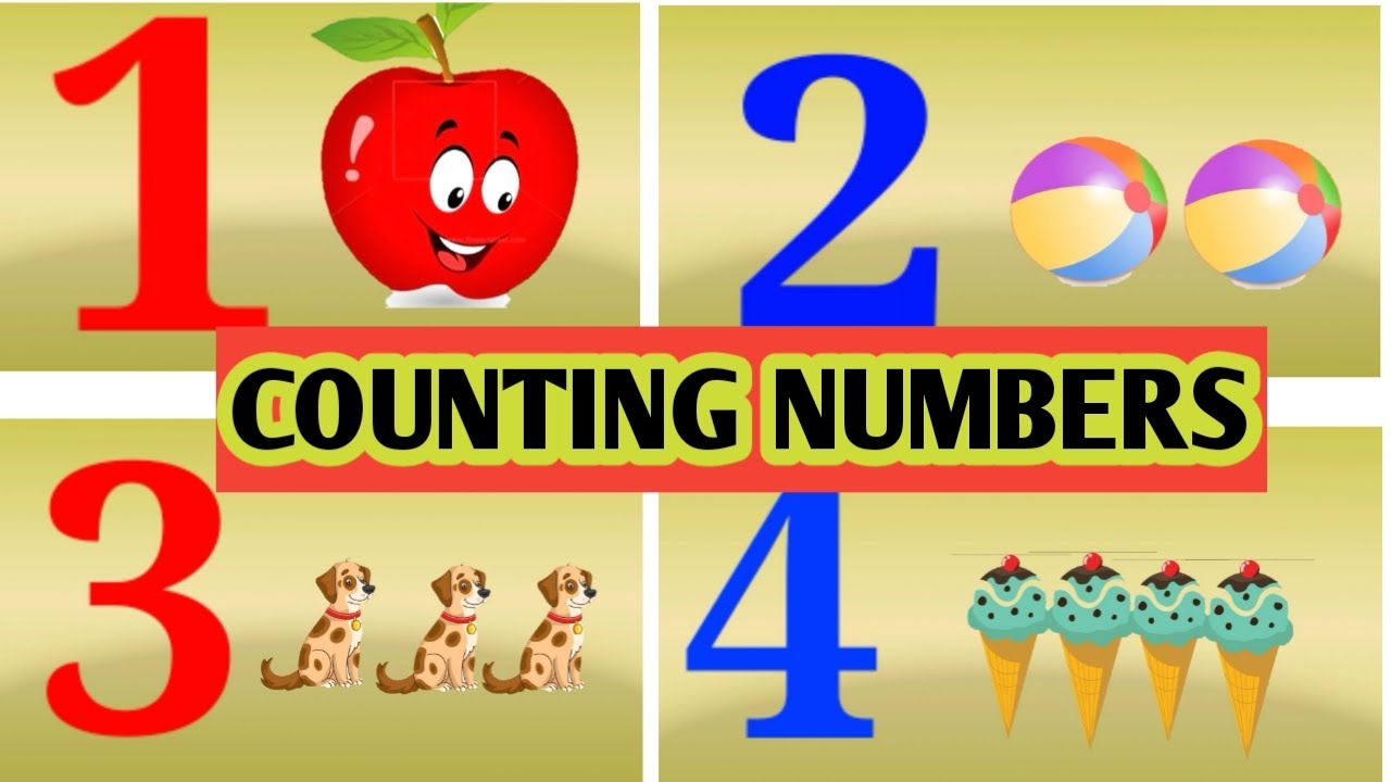 1234 for kids# counting numbers easy way learning # 1 to 20 numbers ...