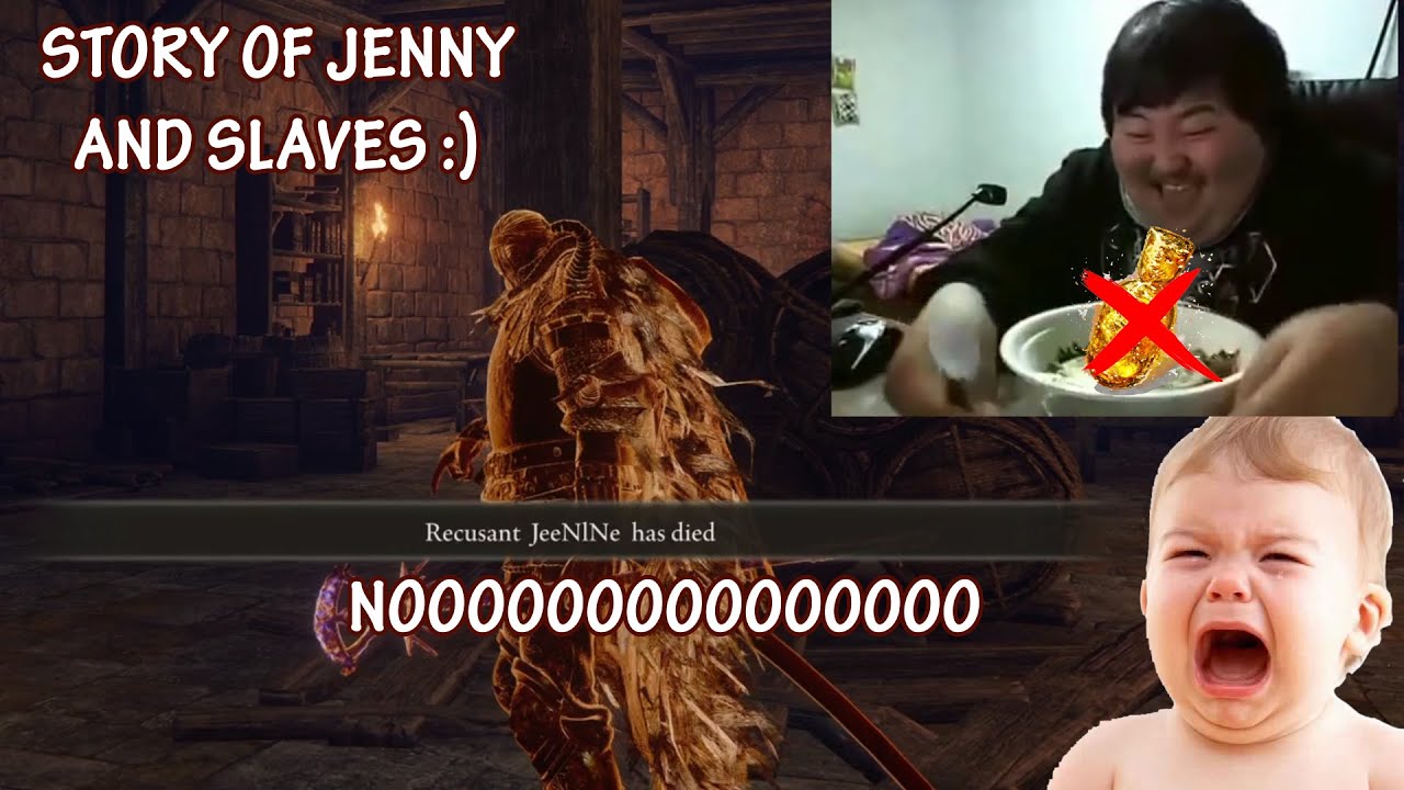 Jeenine Without Estus Cancel Or Glitches : Story of Jenny And Slaves 🤣🤣 ...