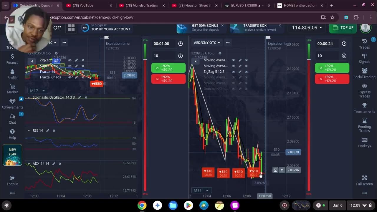 Like & Sub | Binary Option | Quick demo account trading | Mastering Monelyo Strategy . P36 - YouTube