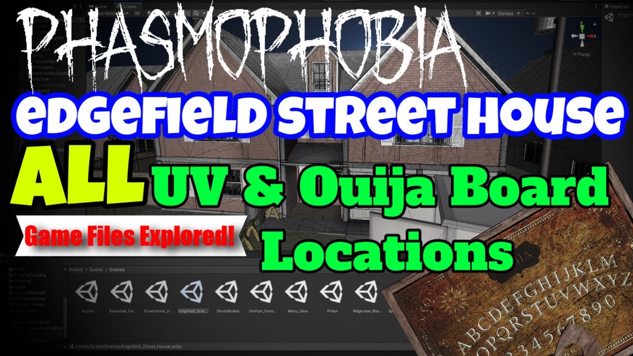 Phasmophobia - Edgefield Street House HOW TO FIND ALL UV & Ouija Board ...