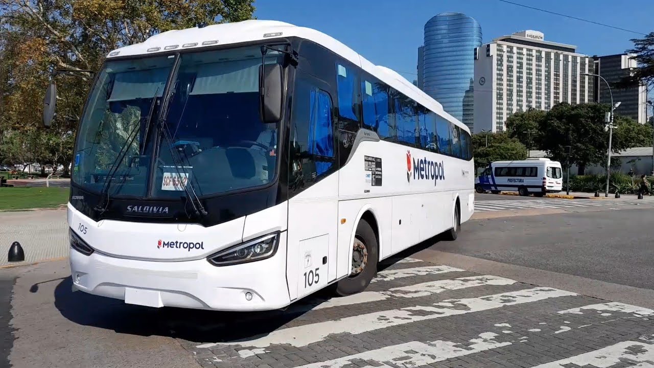 Linea 195 (El Costera, Metropol) - Nuevo interno 105 0km! (Saldivia ...