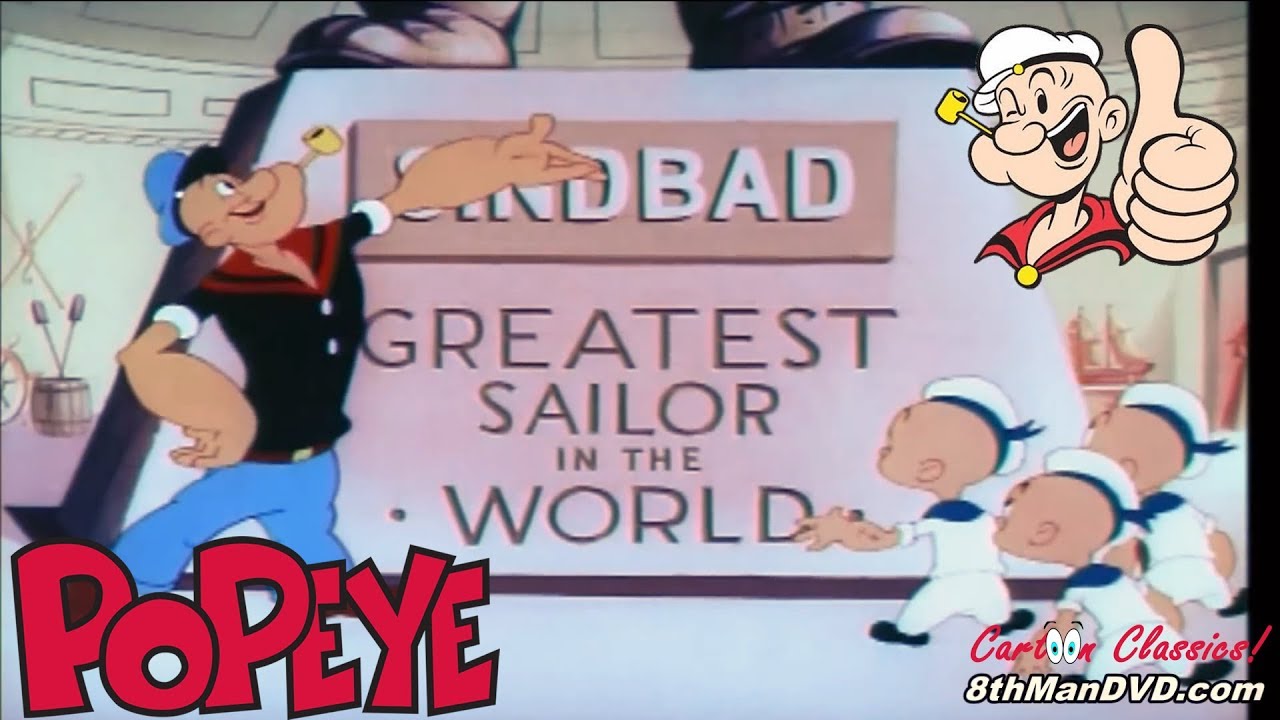 POPEYE THE SAILOR MAN: Big Bad Sindbad (1952) (Remastered) (HD 1080p ...