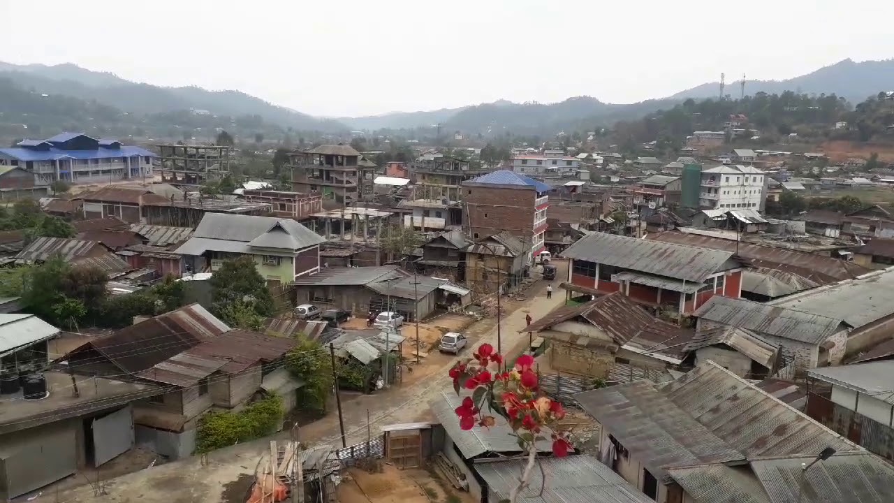 Chandel Town, 9 April 2019 /An aerial mobile view of Chandel town - YouTube
