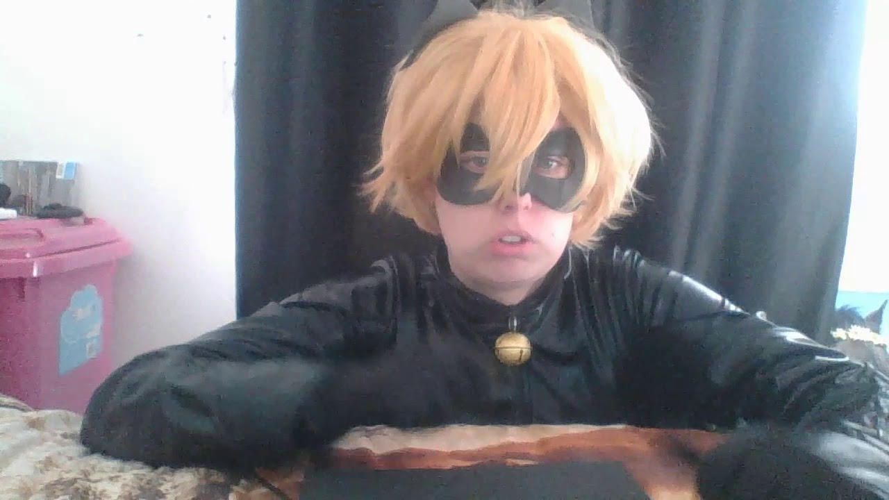How to make a Chat Noir mask - YouTube