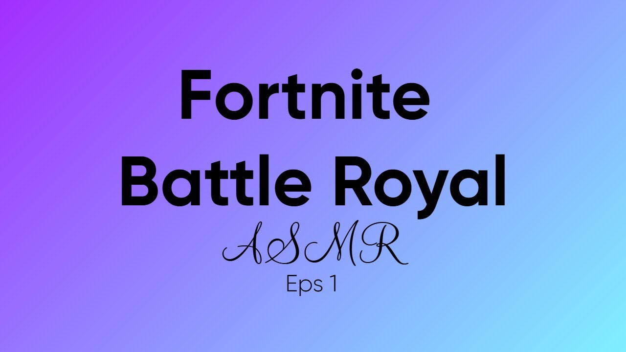 Fortnite Keyboard ASMR | Eps 1 | - YouTube
