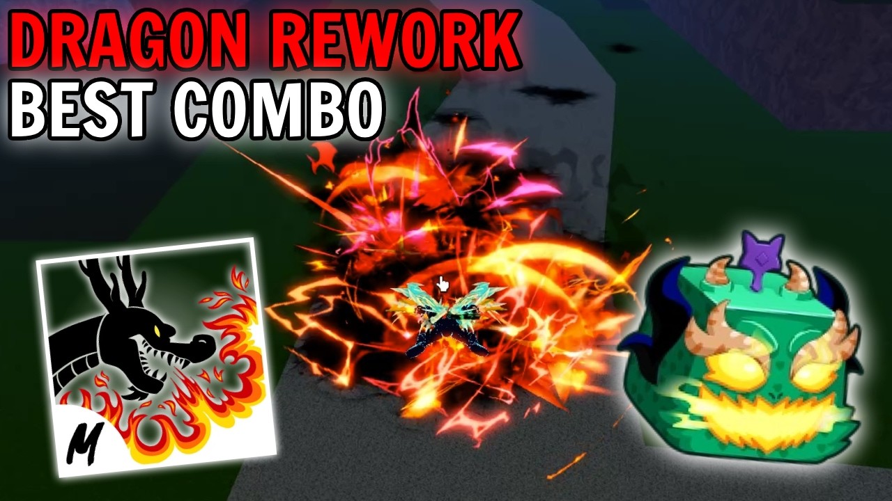 Dragon Fruit Rework Best Combo In Blox Fruits Update 24 - YouTube