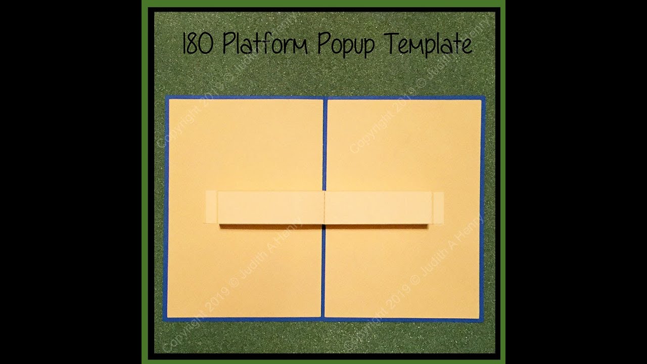 180 degree Popup Platform Template - YouTube