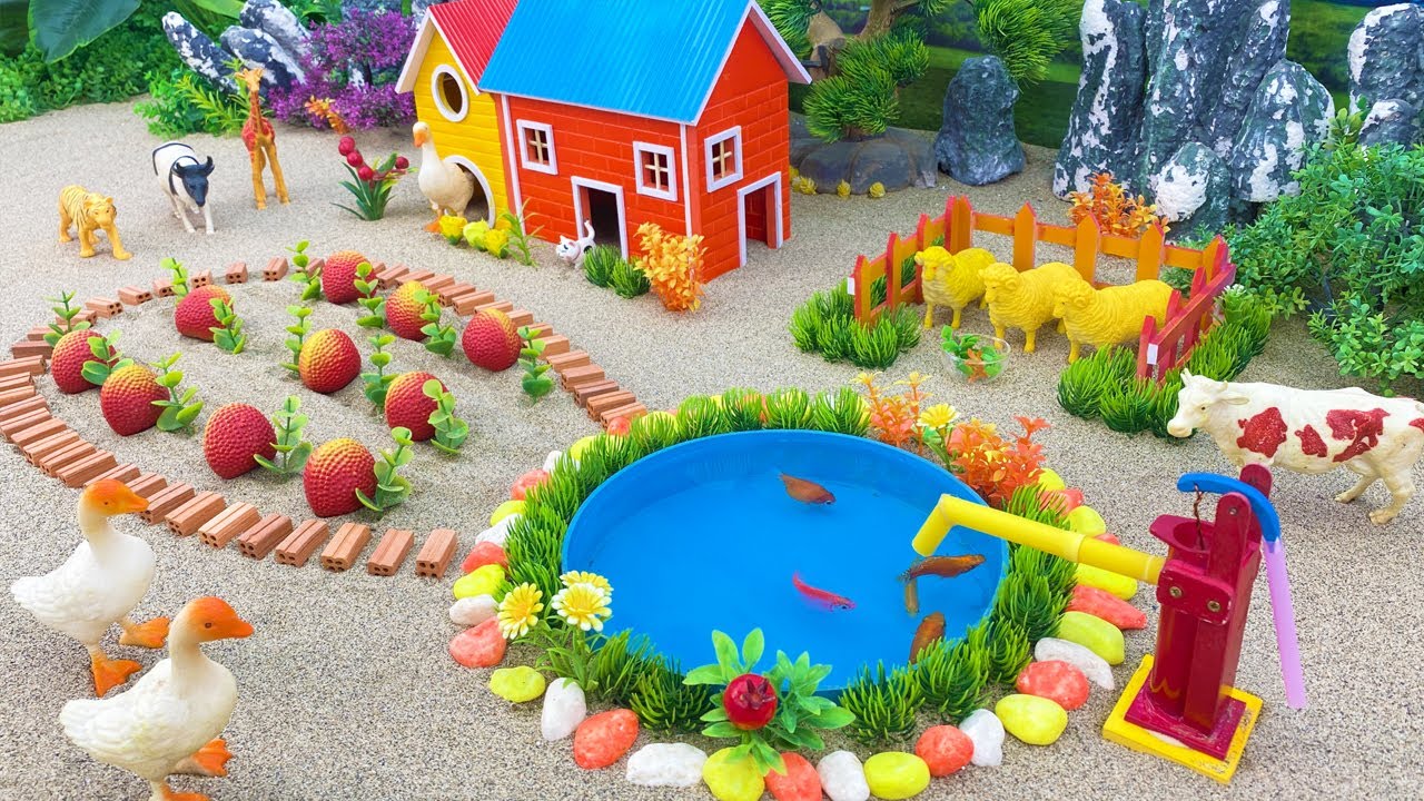 Diy Farming BTM - Make a water pump for the swimming pool on the farm ...