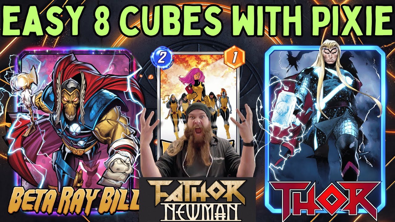 Pixie Thors is Great for 8 Cubes and Smacking Professor X (Marvel Snap ...