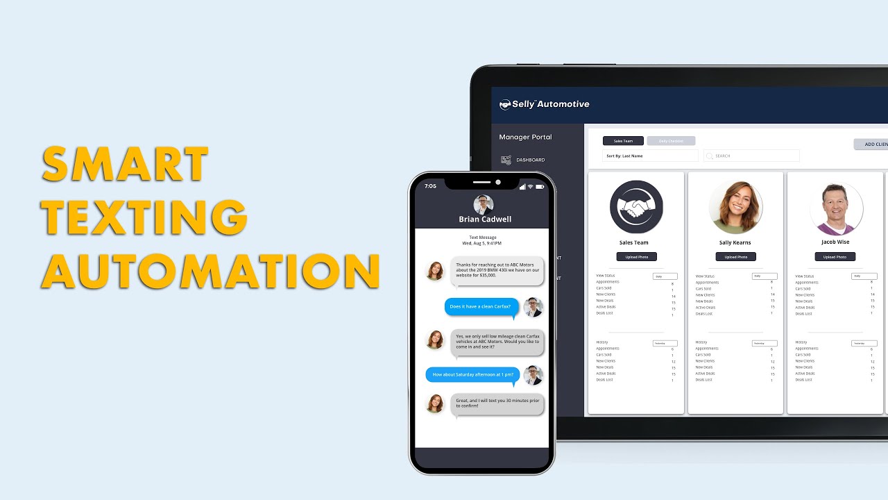 Selly Automotive CRM Smart Texting Automation (2020) - YouTube