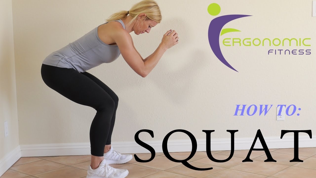 HOW TO: SQUAT (CORRECT FORM) - YouTube