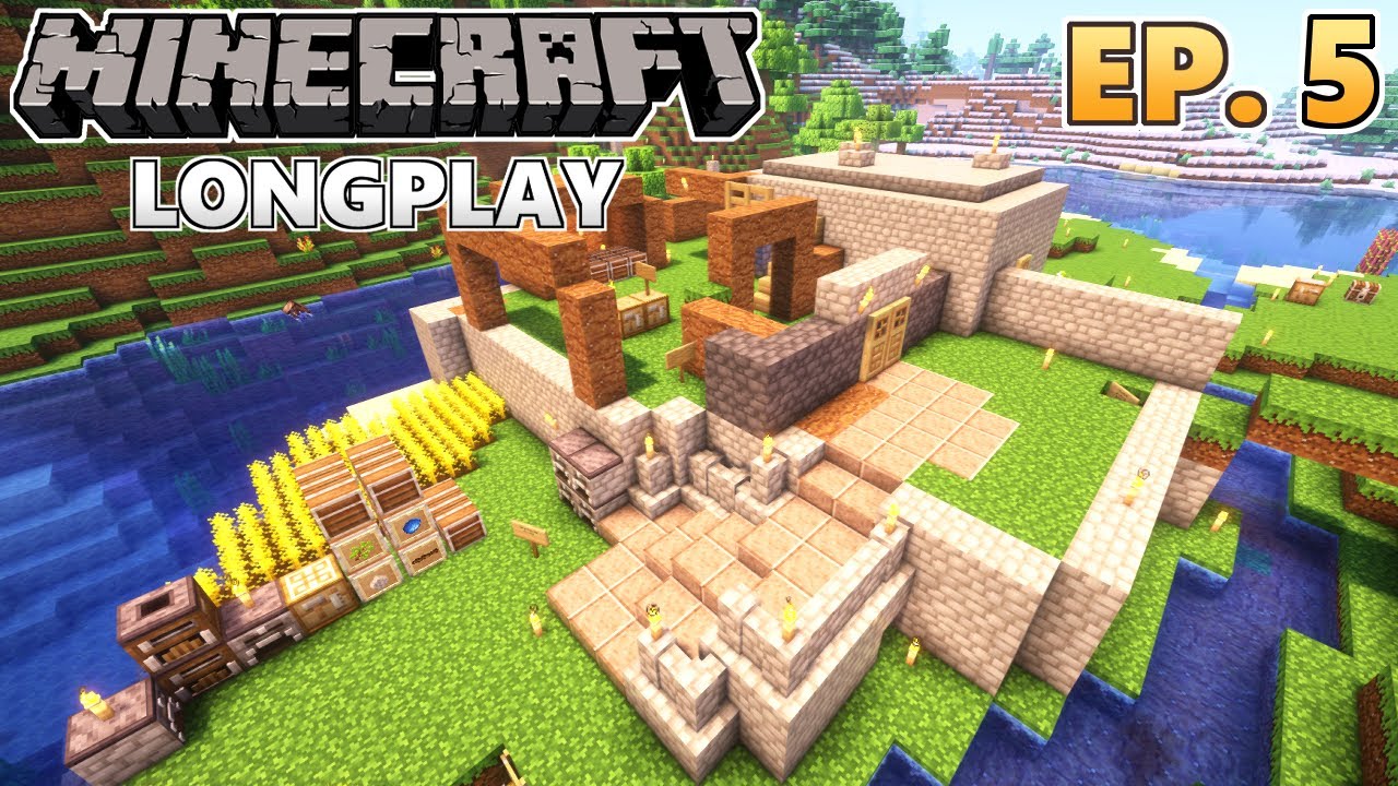 Minecraft - Longplay Ep. 5: Finishing Villager Autofarm + Starting to ...