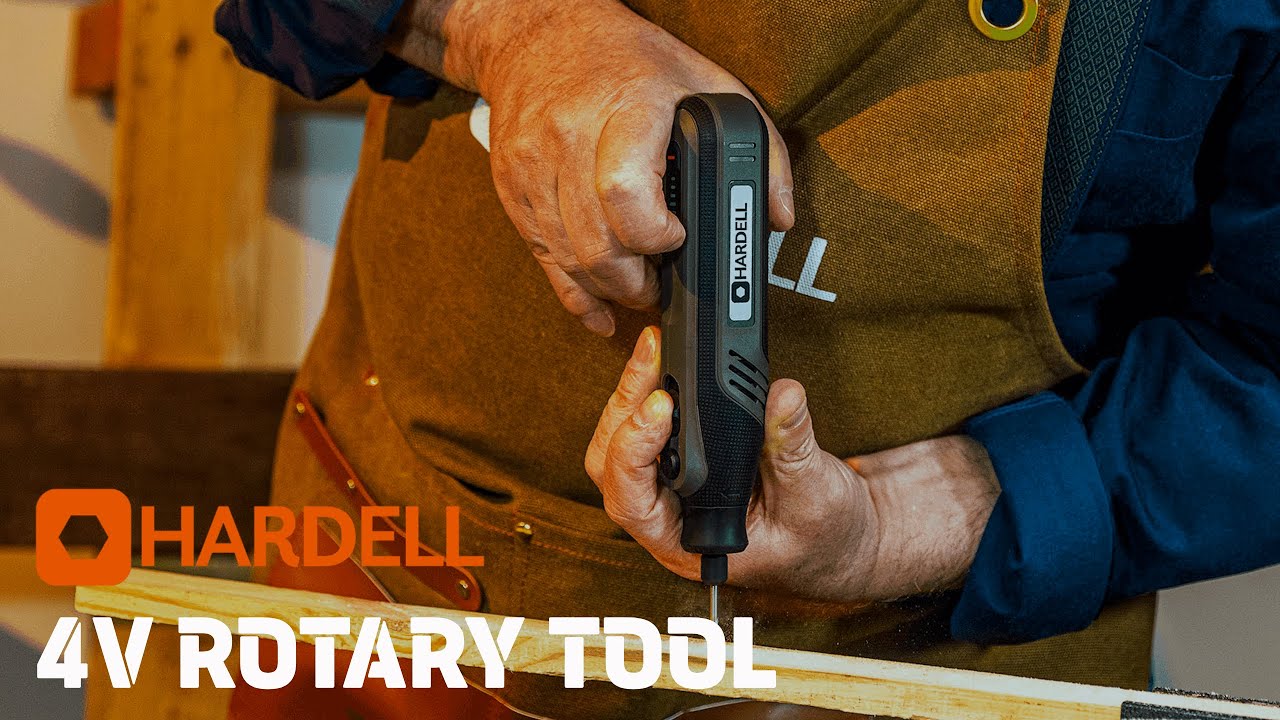 Meet Hardell HDRT2230 4V Mini Cordless Rotary Tool - YouTube
