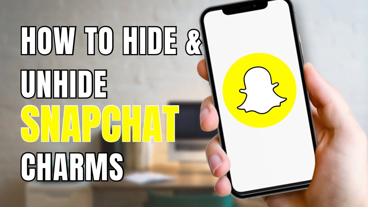 How To Hide and Unhide Snapchat Charms - YouTube